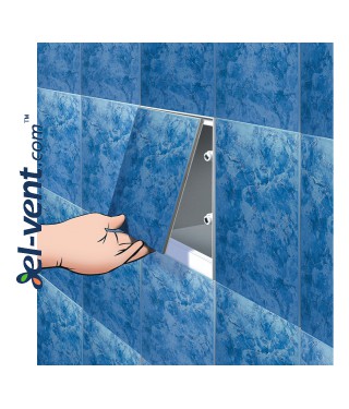 Invisible and magnetic tile access panels MAGNA | el-vent.com™
