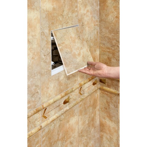 Invisible and magnetic tile access panels MAGNA | el-vent.com™