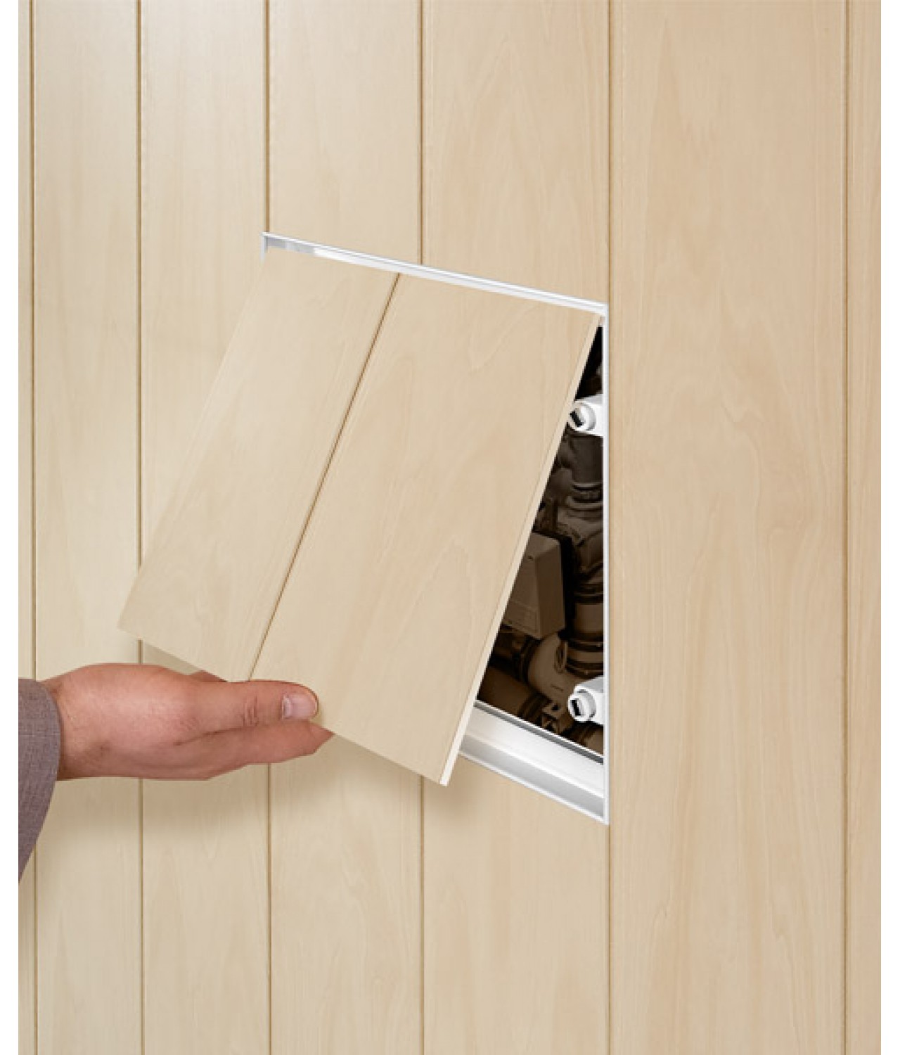 Invisible and magnetic tile access panels MAGNA | el-vent.com™