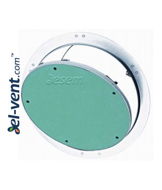 AluStar Rondo - round plaster board access panels | el-vent.com™