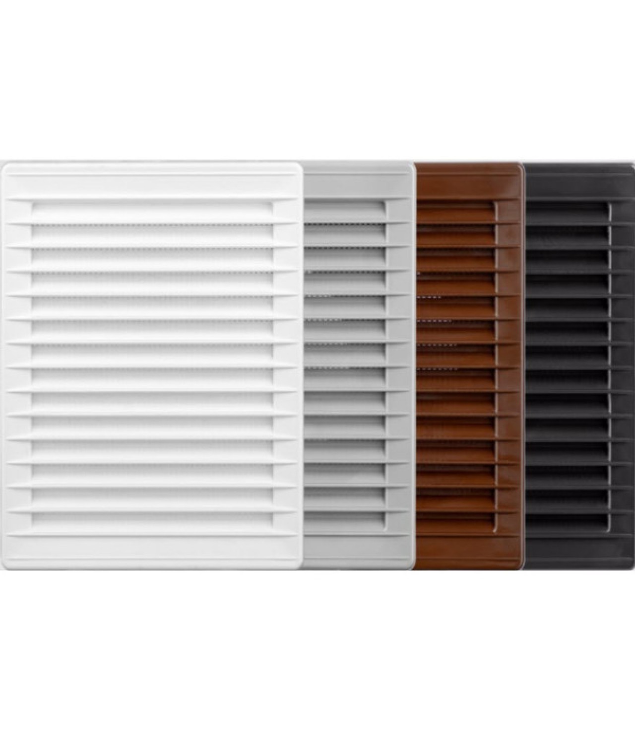 Ventilācijas režģi OBLONG GREY 140x210 mm, 02-342 | el-vent.com™